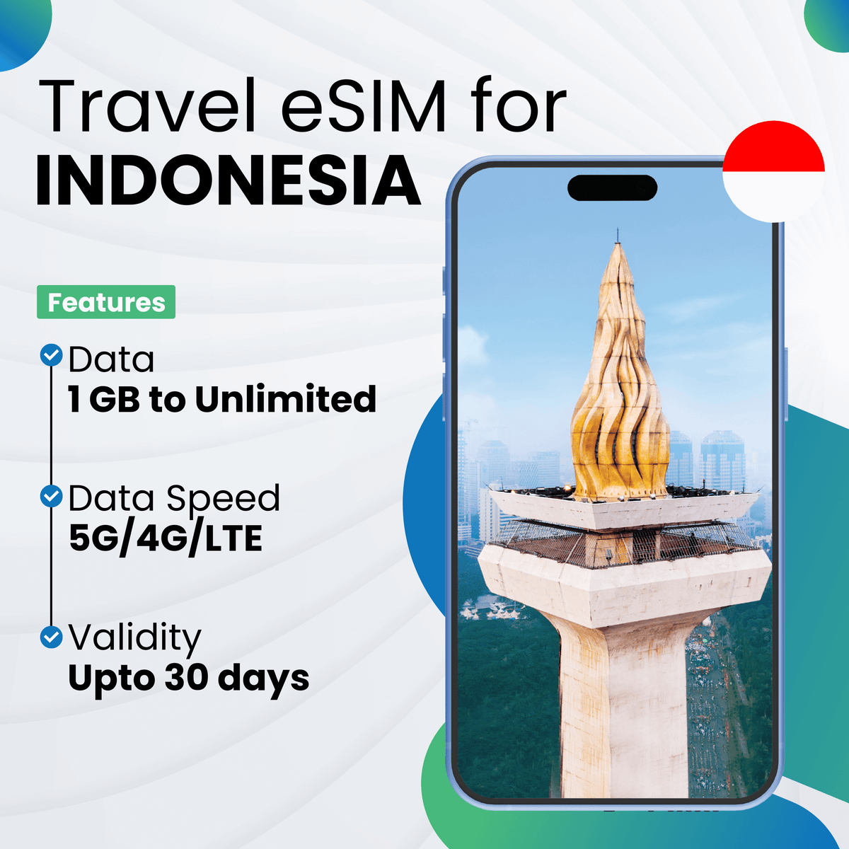 Buy Indonesia eSIM | Unlimited Data Plans | Best eSIM for Indonesia ...